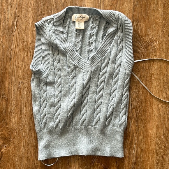 Jessica Simpson | Sweaters | Light Blue Sweater Vest From Jessica ...
